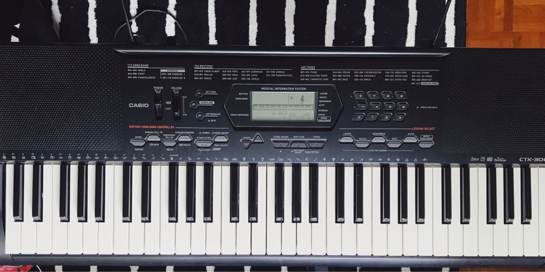Casio CTK-3000 Keyboard, Hobbies & Toys, Music & Media, Musical ...