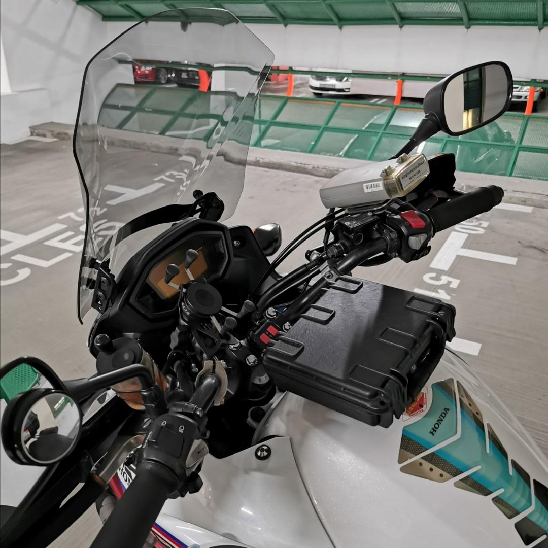 CB400X Tank Box With Lock (2016 onwards) , Motorcycles, Motorcycle ...