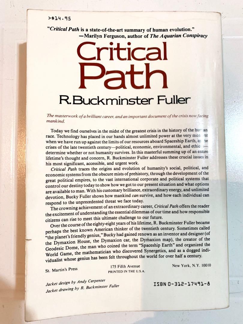 Critical Path - R. Buckminster Fuller, Hobbies & Toys, Books ...