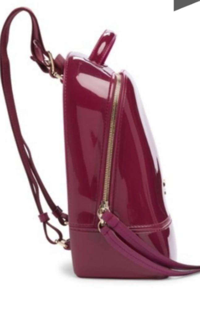 Furla candy mini jelly backpack, Luxury, Bags & Wallets on Carousell