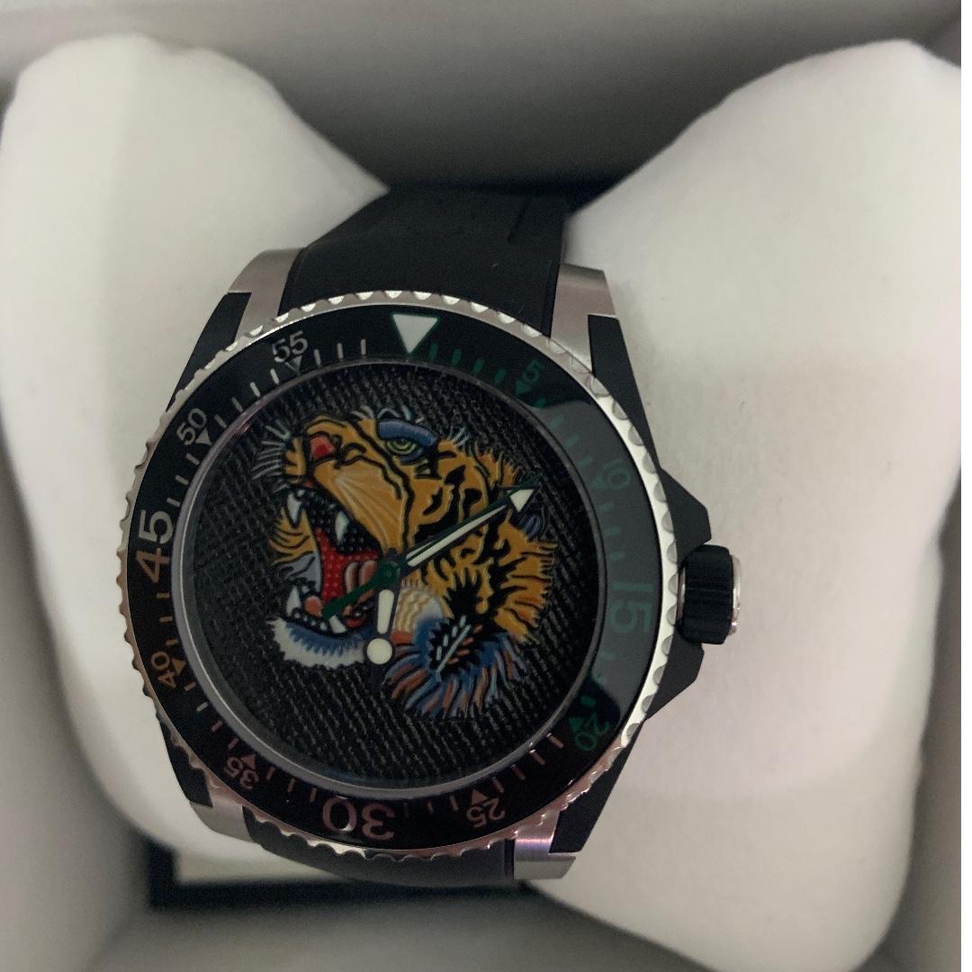 Gucci tiger dive watch, Luxury, Watches on Carousell