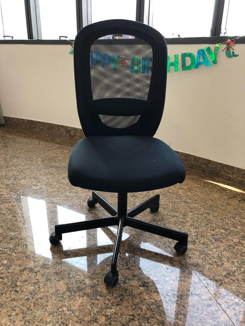 Ikea Flintan Desk Chair, Furniture, Tables & Chairs on Carousell