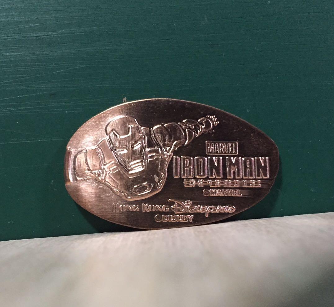 IRON MAN & STAR WARS Hong Kong Disneyland Magical Coin Pressed Penny ...
