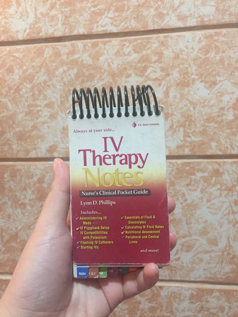 IV THERAPY NOTES POCKET GUIDE, Hobbies & Toys, Books & Magazines ...