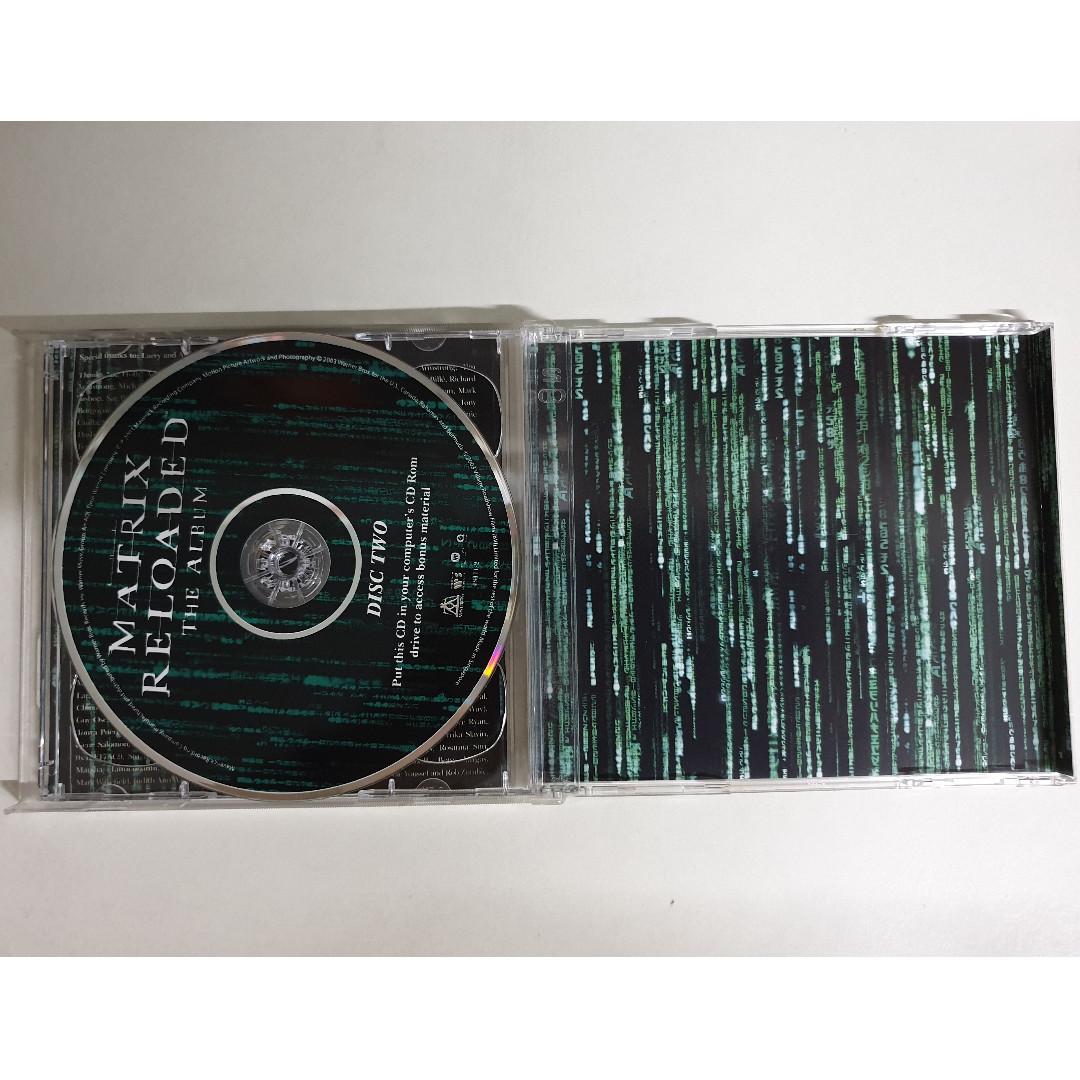 Matrix Reloaded 2 CD Set Soundtrack Music From & Inspired By The Motion ...