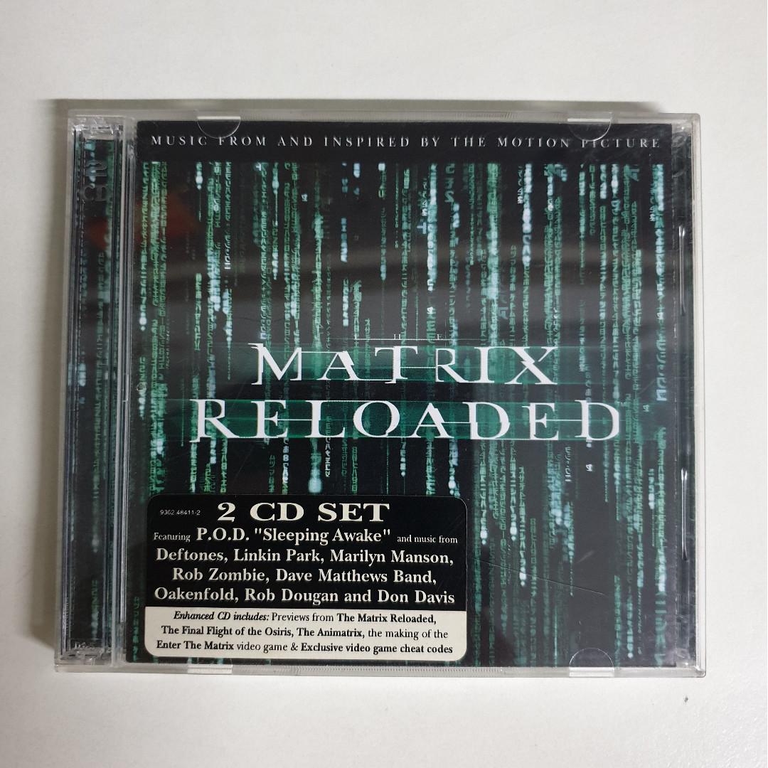 Matrix Reloaded 2 CD Set Soundtrack Music From & Inspired By The Motion ...