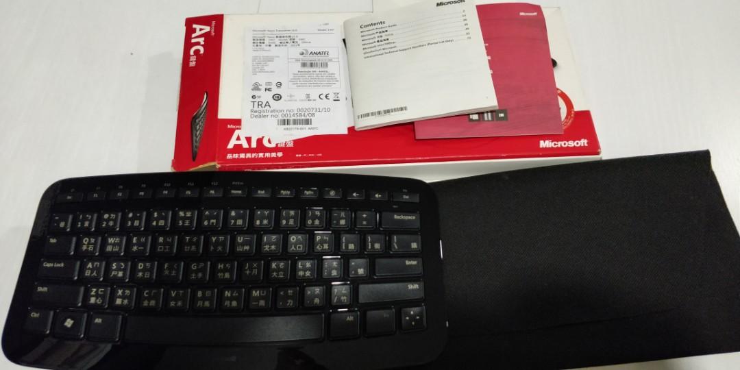 microsoft arc keyboard   uk layout