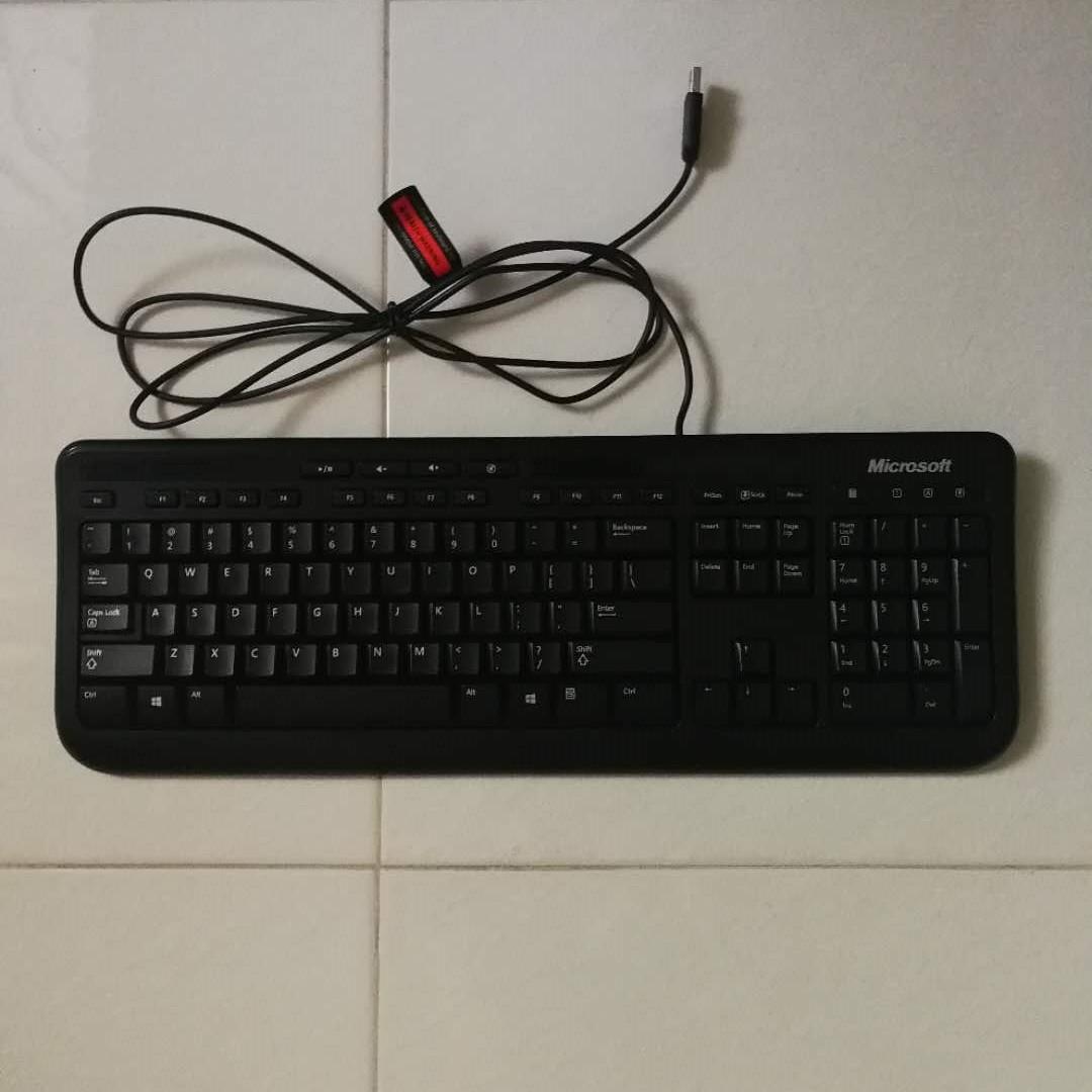 Microsoft Wired Keyboard 600, Computers & Tech, Parts & Accessories ...