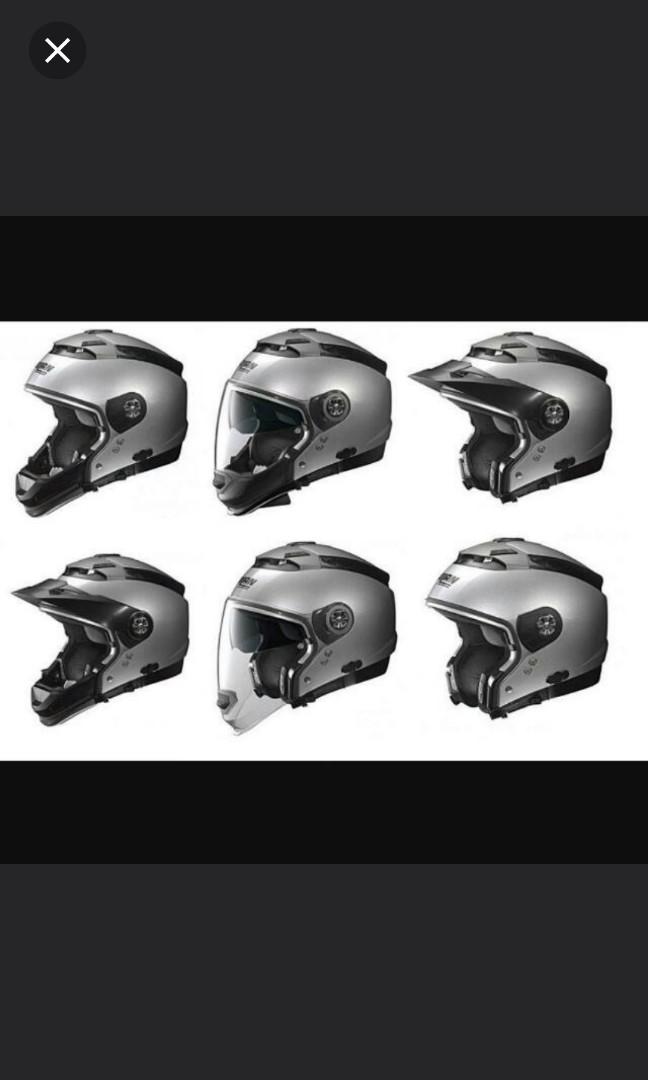 Nolan N44 Crossover Helmet, Motorcycles, Motorcycle Apparel on Carousell