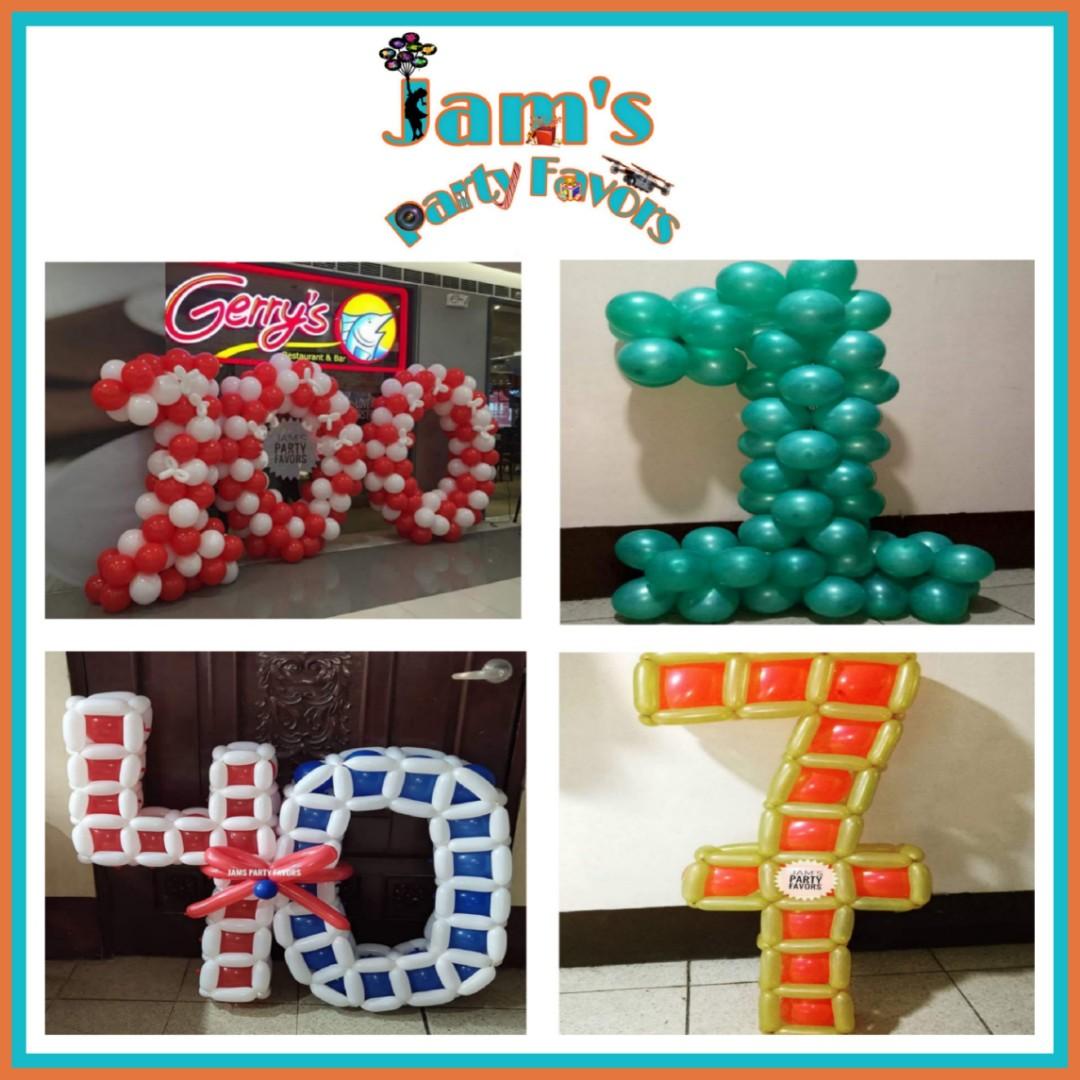 Number Balloon Standee, Hobbies & Toys, Stationary & Craft, Occasions ...