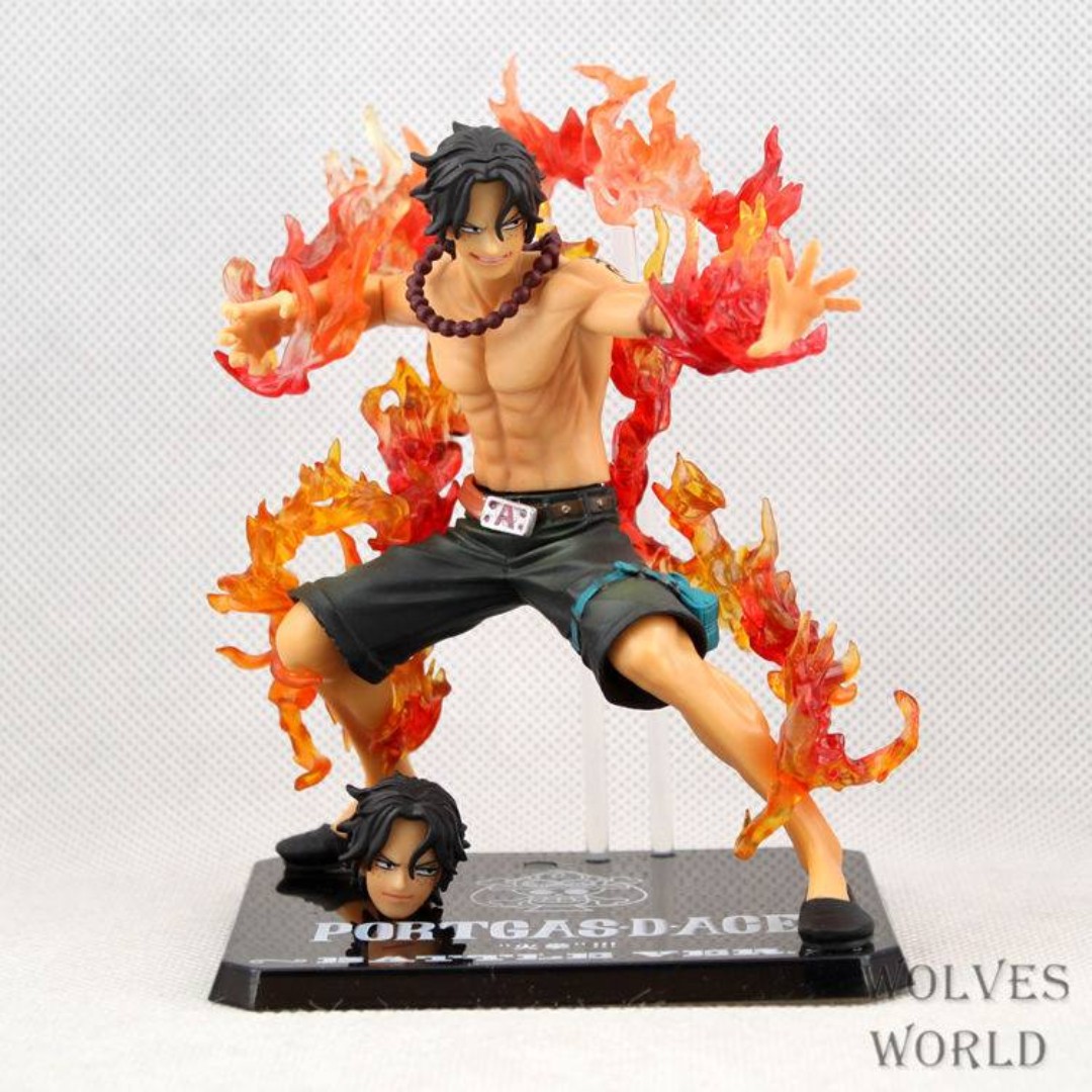 One Piece Portgas D Ace(Fighting Edition) Miniature Toy, Everything ...