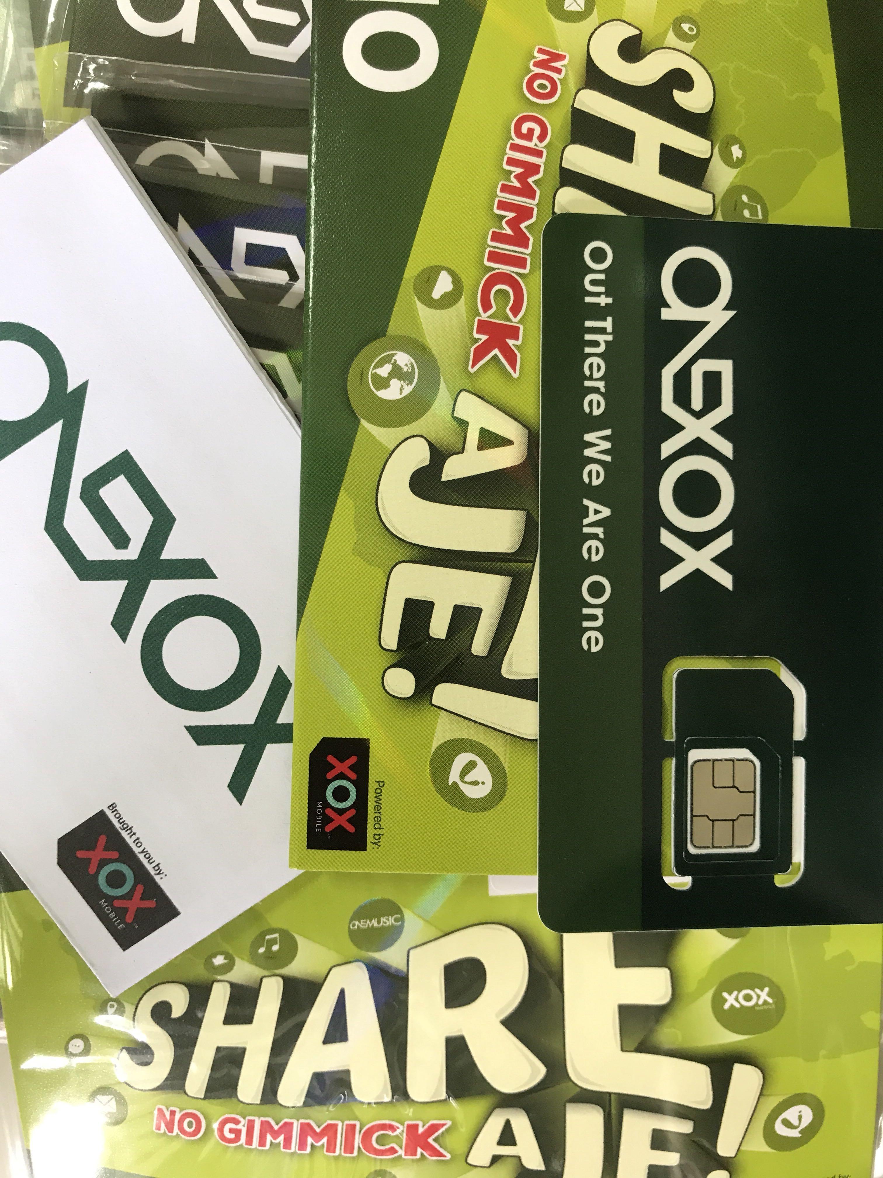 ONEXOX Prepaid SimCard XOX Malaysia , Mobile Phones & Gadgets, Mobile ...