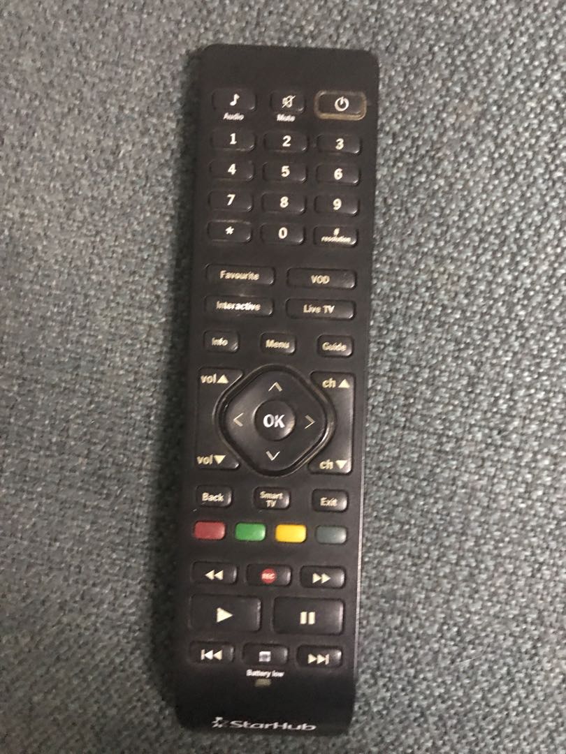 Remote control from starhub, TV & Home Appliances, TV & Entertainment ...