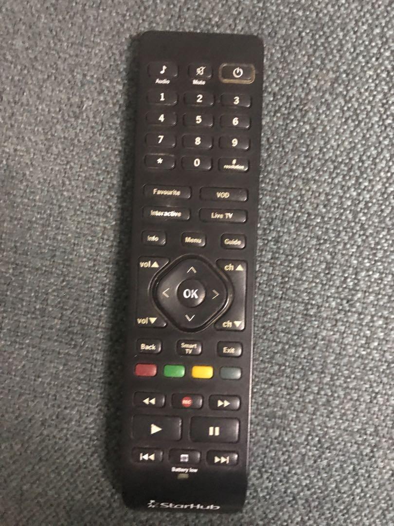 Remote control from starhub, TV & Home Appliances, TV & Entertainment ...