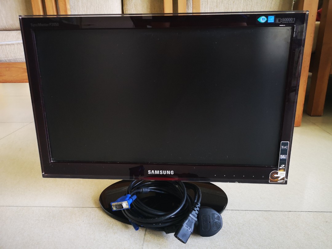Samsung 20" Flat Panel LCD Monitor, Computers & Tech, Parts ...