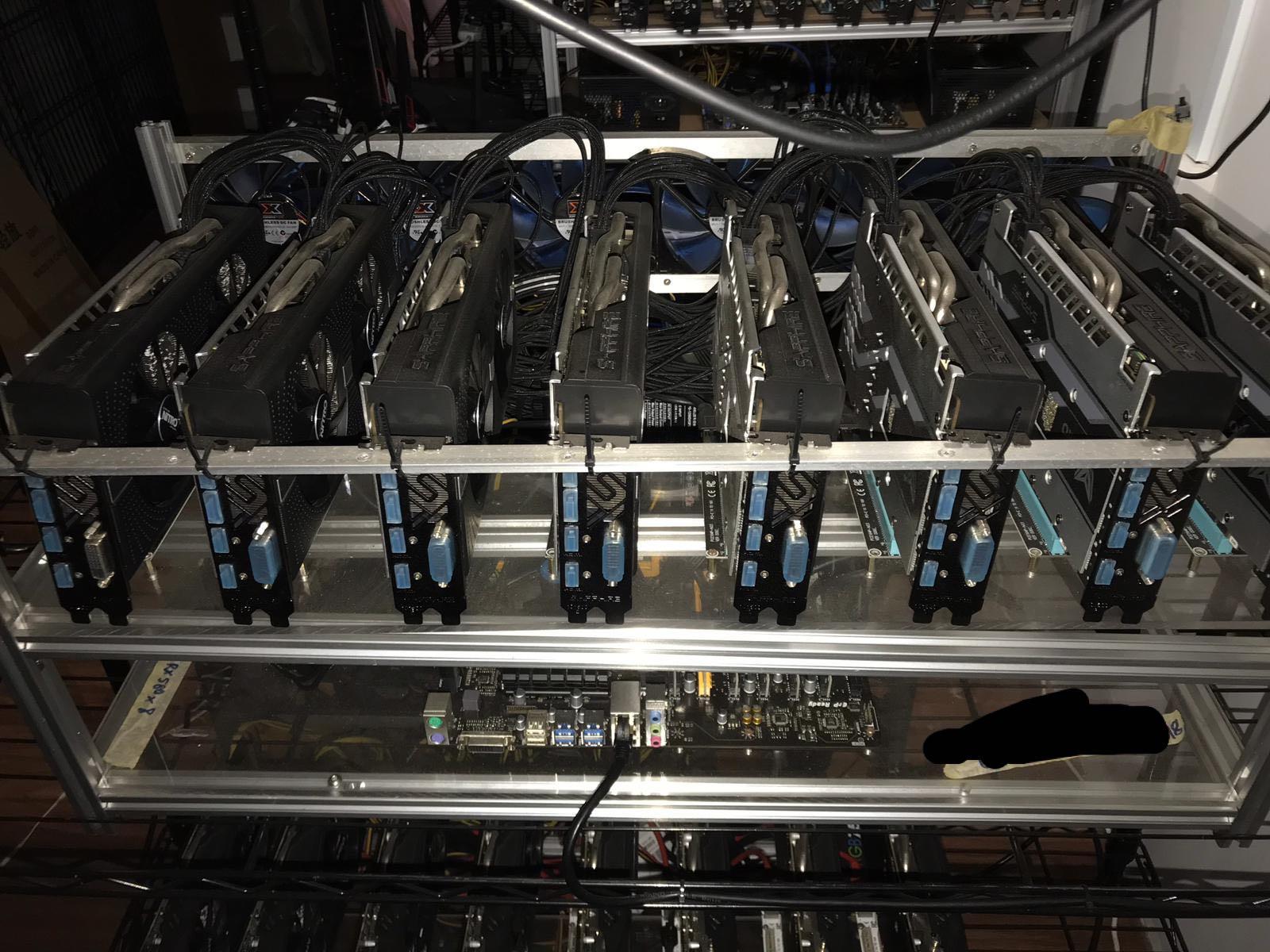 SAPPHIRE RX580 8GPU Mining Rig, Electronics, Others on Carousell