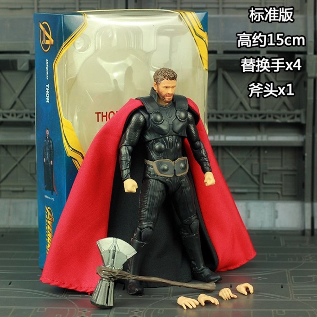 S.H.Figuarts Avengers infinity War SHF Thor Action Figure toy for kids ...