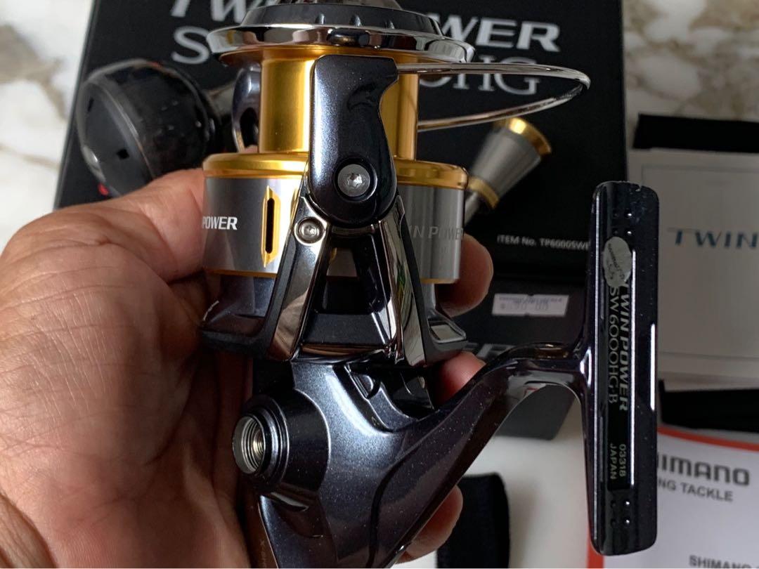 Shimano Twinpower SW 6000HG Reel, Sports, Sports & Games Equipment on ...