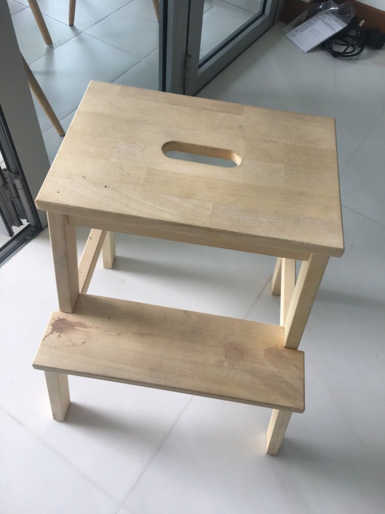 Small step ladder (Ikea), Furniture & Home Living, Furniture, Shelves ...