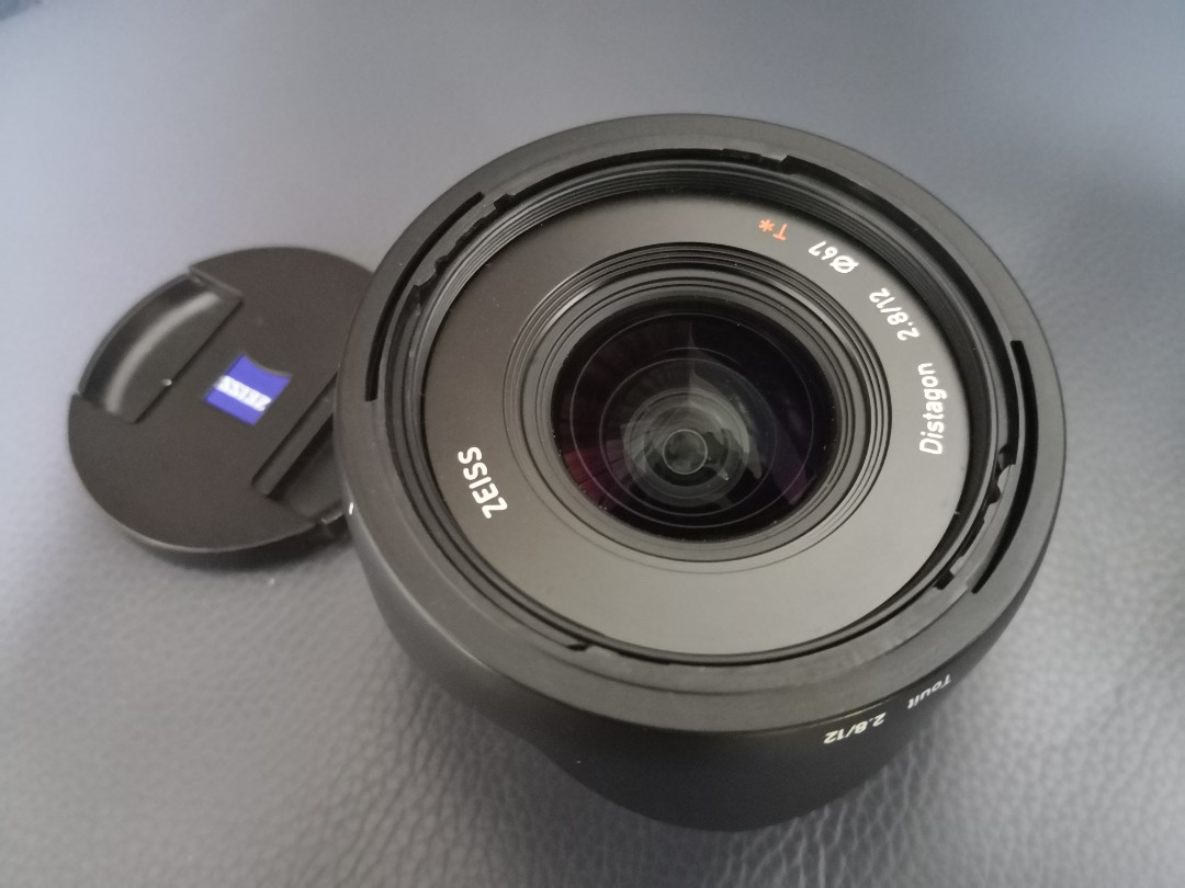 Sony zeiss 12mm E mount APSC used, Photography, Lens & Kits on Carousell