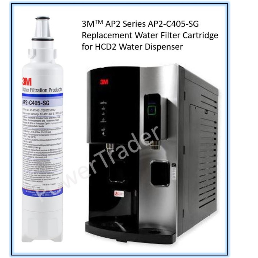 3M AP2 Series AP2-C405-SG Authentic Replacement Water Filter Cartridge ...
