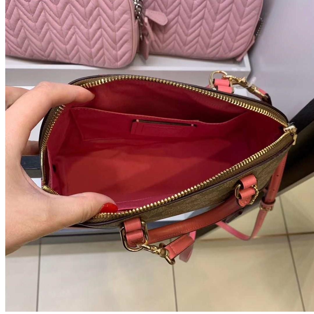 Authentic Coach Mini Sierra Satchel In Signature Canvas, Women's ...