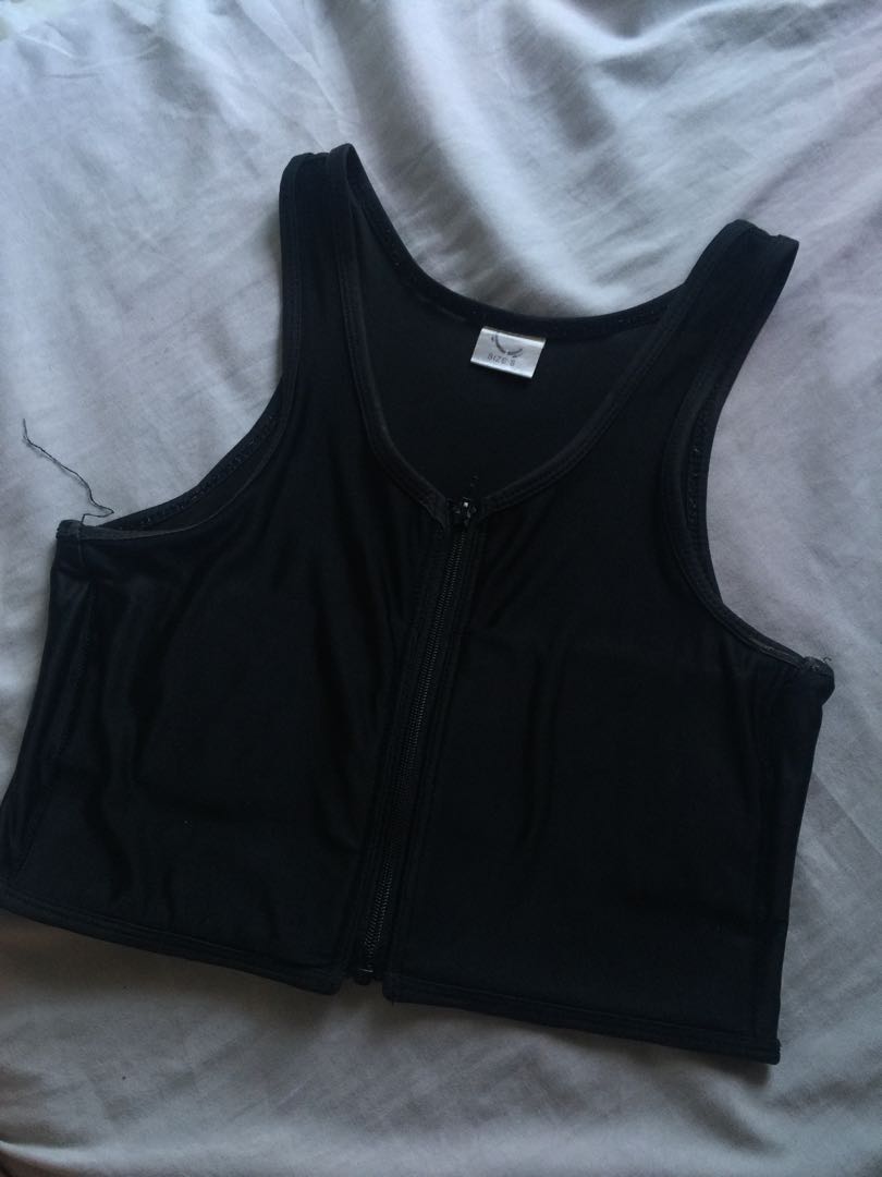 Chest Binder / Breast Binder with zipper, Men's Fashion, Tops & Sets ...