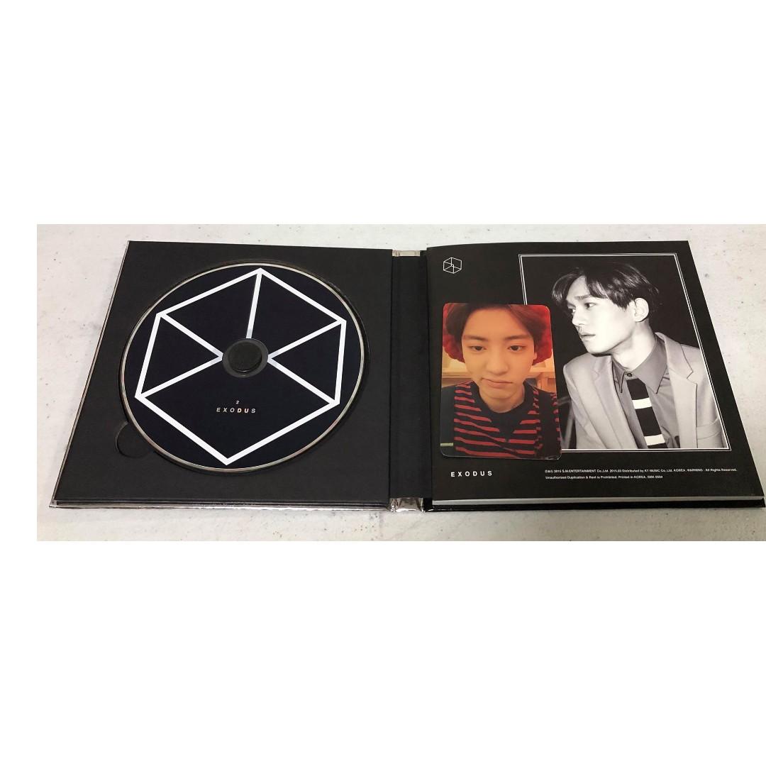 Exo 2nd Album: Exodus (Silver- Chen version), Hobbies & Toys ...