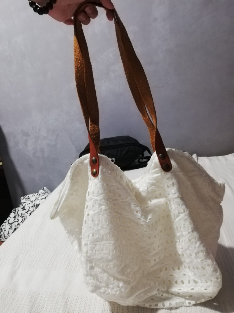 EYELET BAG, Women's Fashion, Bags & Wallets, Cross-body Bags on Carousell