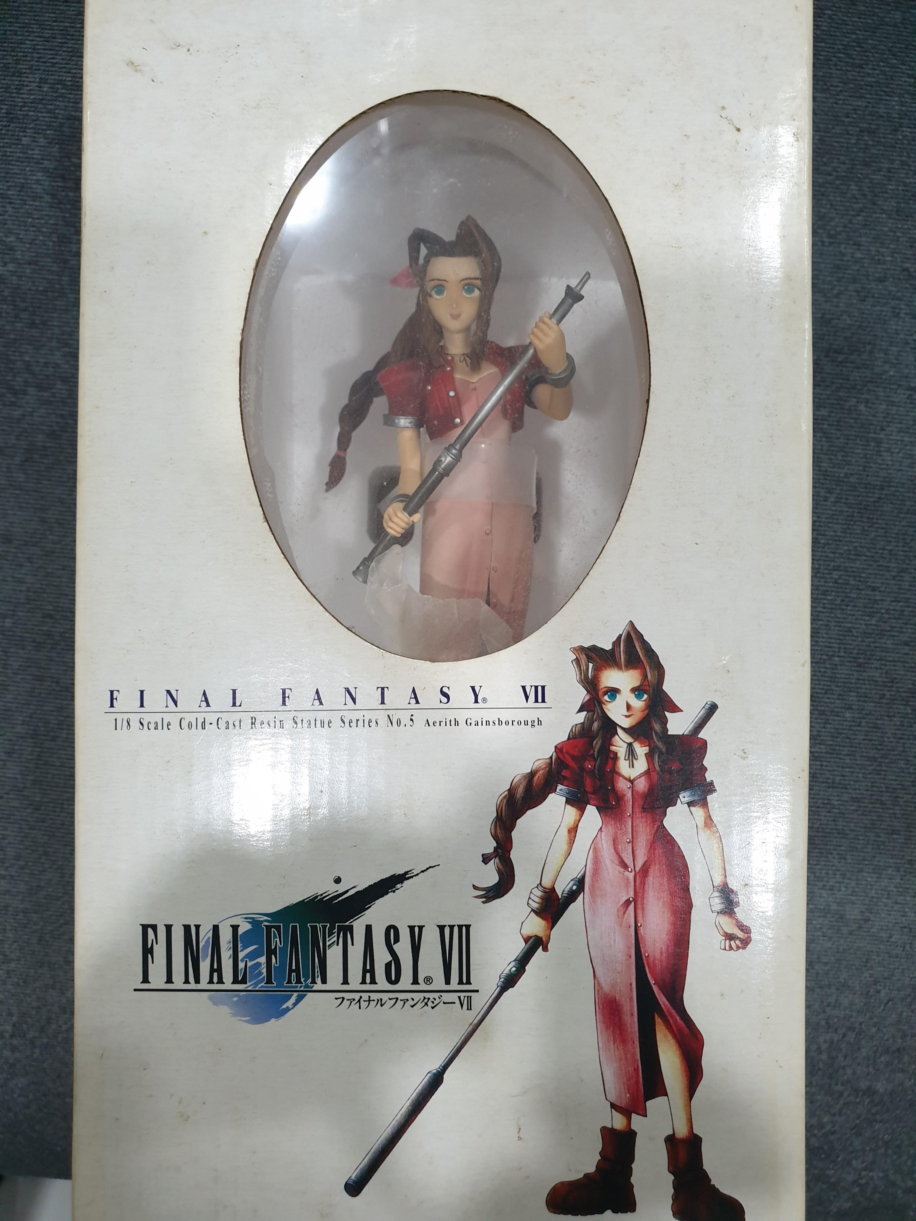 Final Fantasy VII Cold Cast Resin Statue Series (Kotobukiya 1997) Cloud ...