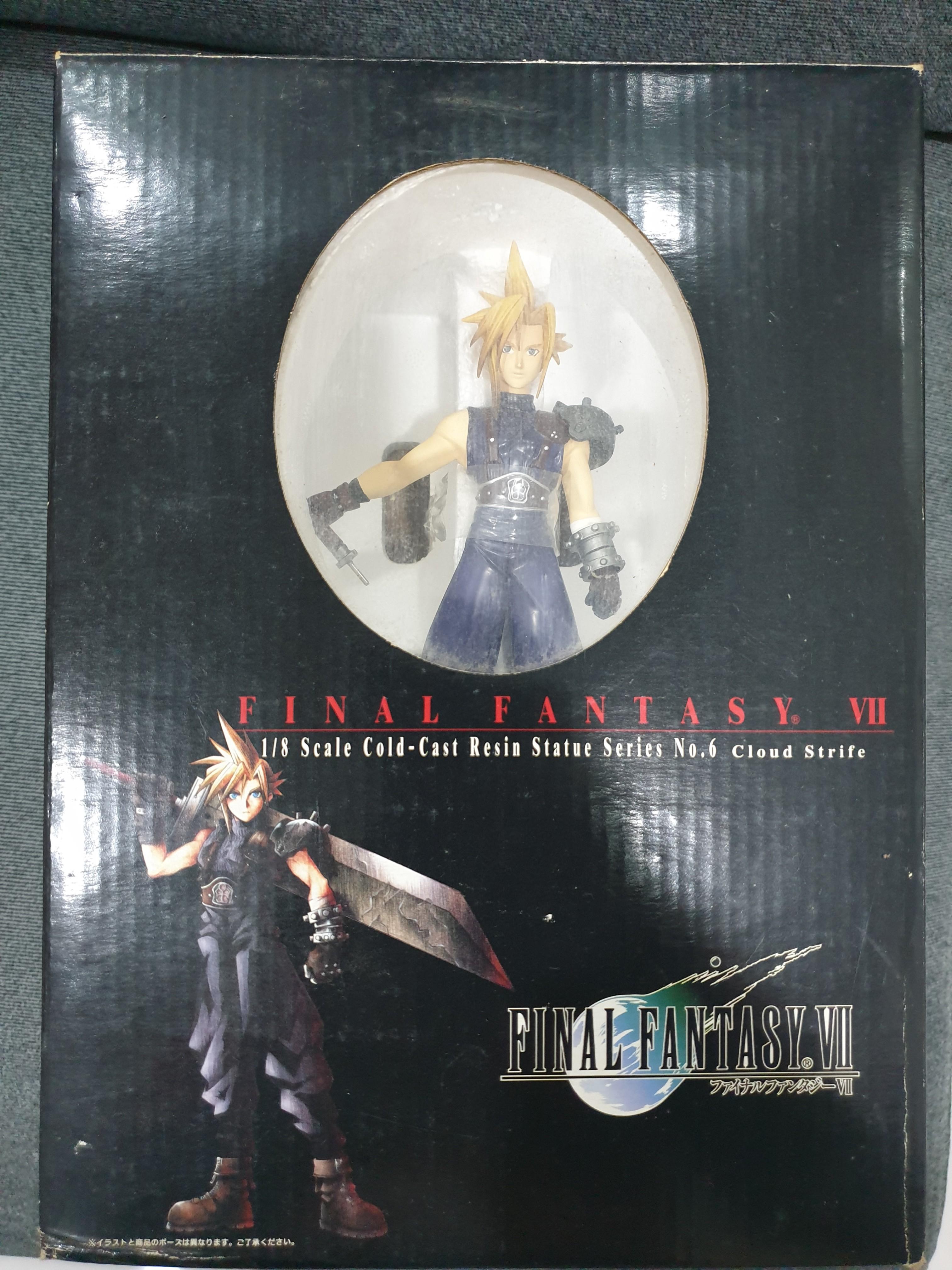 Final Fantasy VII Cold Cast Resin Statue Series (Kotobukiya 1997) Cloud ...