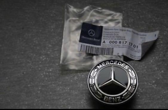 Genuine Mercedes-Benz W204/W205/W212/W213 Hood Badge Black Emblem from ...