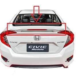 Honda Civic Fc Modulo Spoiler, Car Accessories, Accessories on Carousell