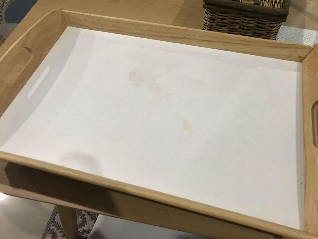 ikea wooden tray, Furniture & Home Living, Furniture, Tables & Sets on ...
