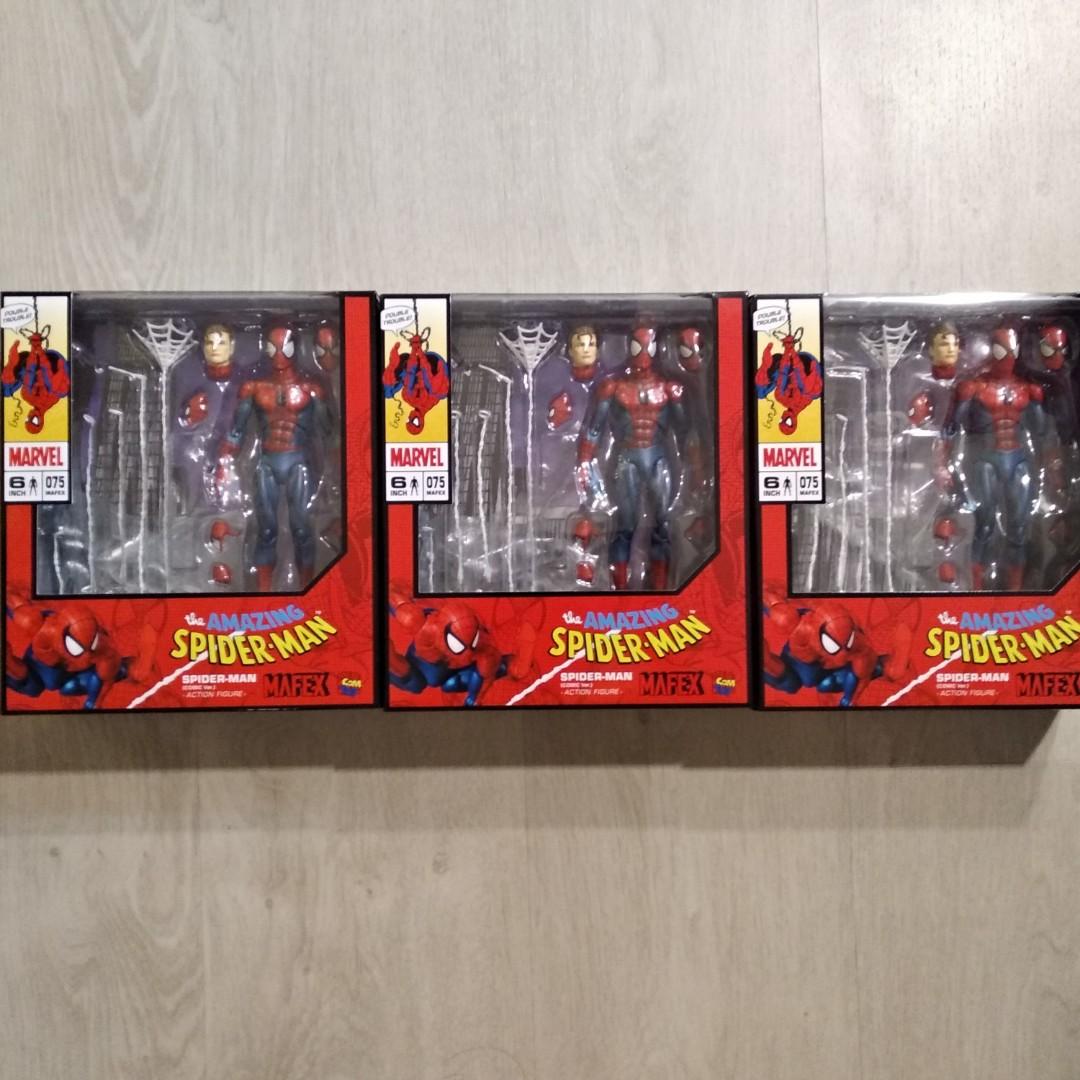 *sale* Mafex 075 Spider-Man Comic Version JP Authentic #MRTSengKang ...