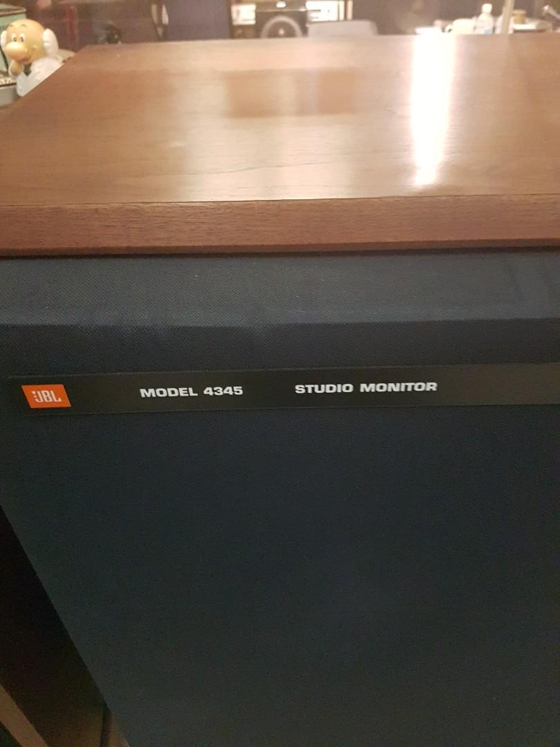 JBL 4345 studio monitors, Audio, Soundbars, Speakers & Amplifiers on ...