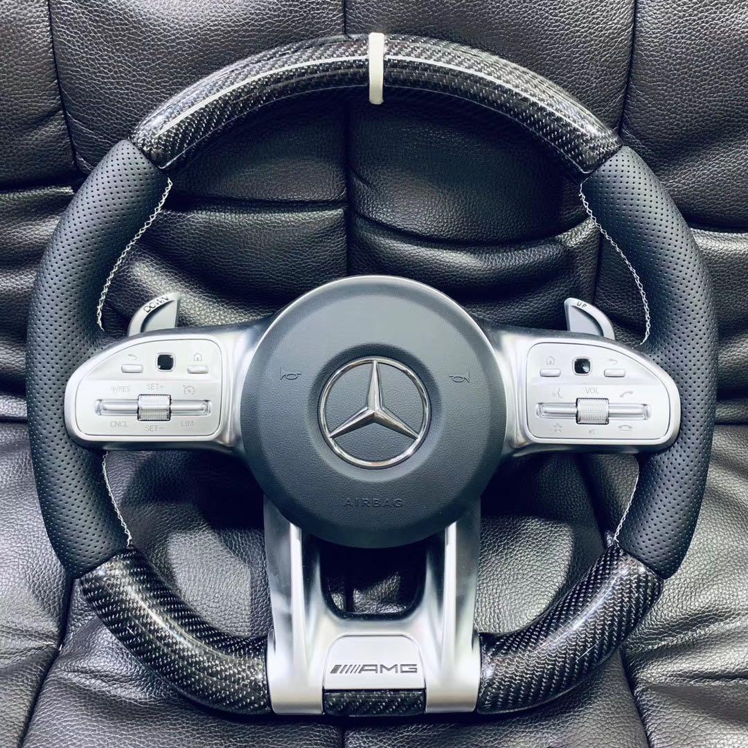 Mercedes-AMG flat bottom steering wheel, Car Accessories, Accessories ...