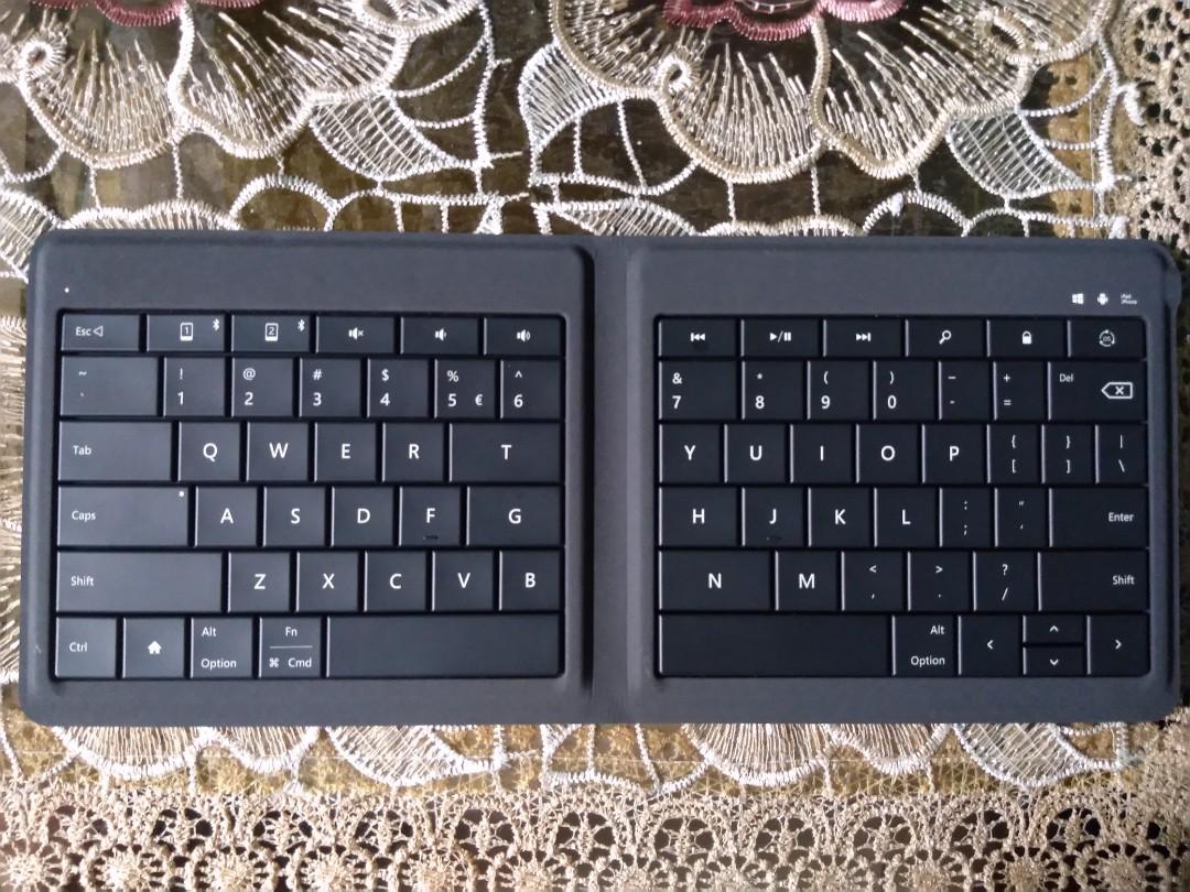 Microsoft Universal Foldable Keyboard, Computers & Tech, Parts & Accessories, Computer Keyboard ...