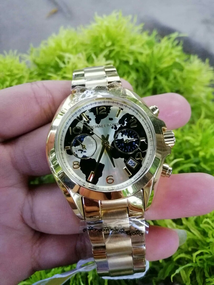 MK WORLD MAP, Luxury, Watches on Carousell