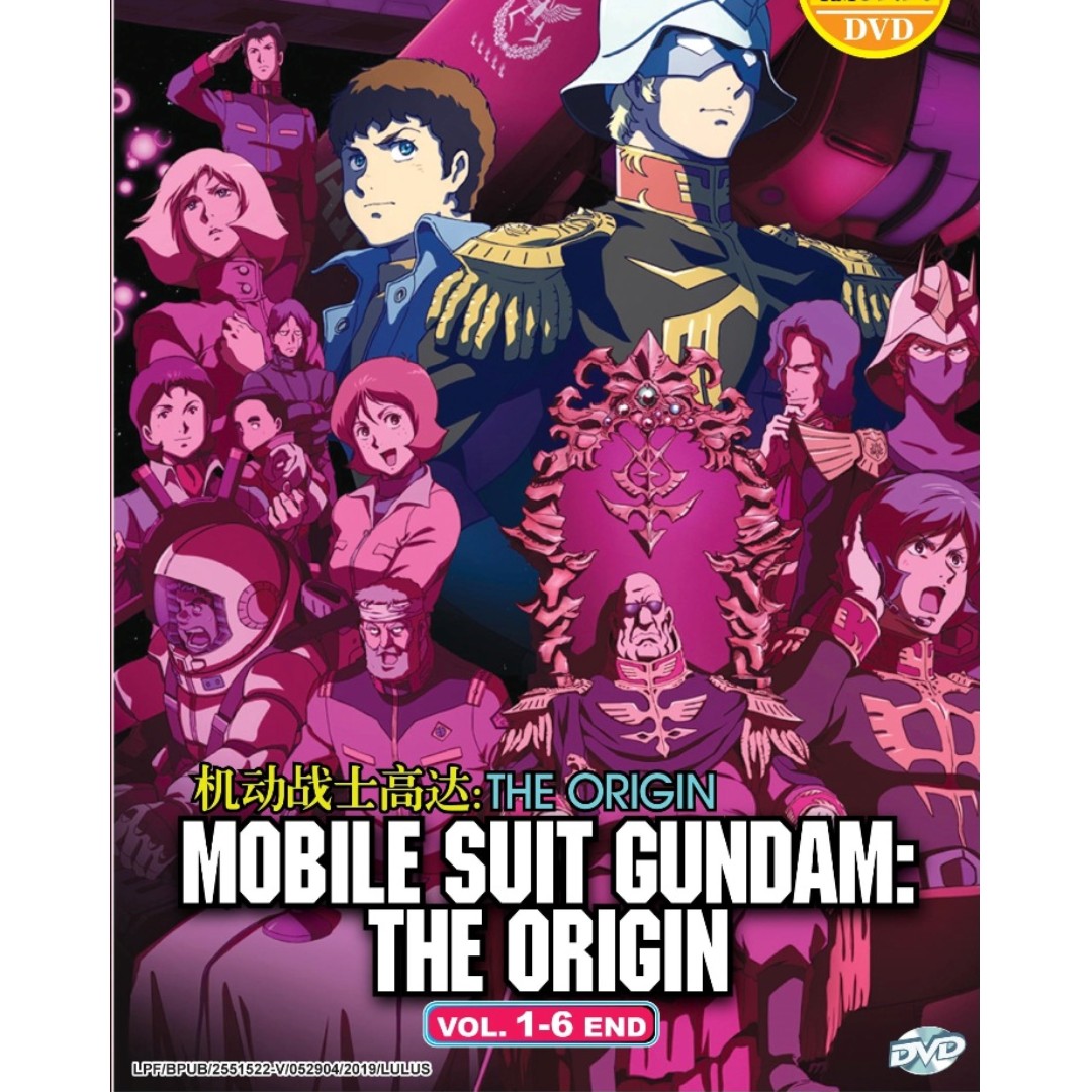 Mobile Suit Gundam The Origin Vol.1-6 End Anime DVD, Hobbies & Toys ...
