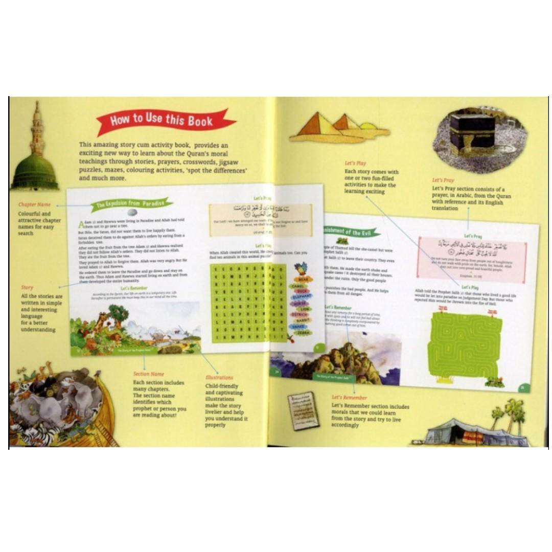 My Illustrated Quran Storybook(Kids Islamic Books), Hobbies & Toys ...