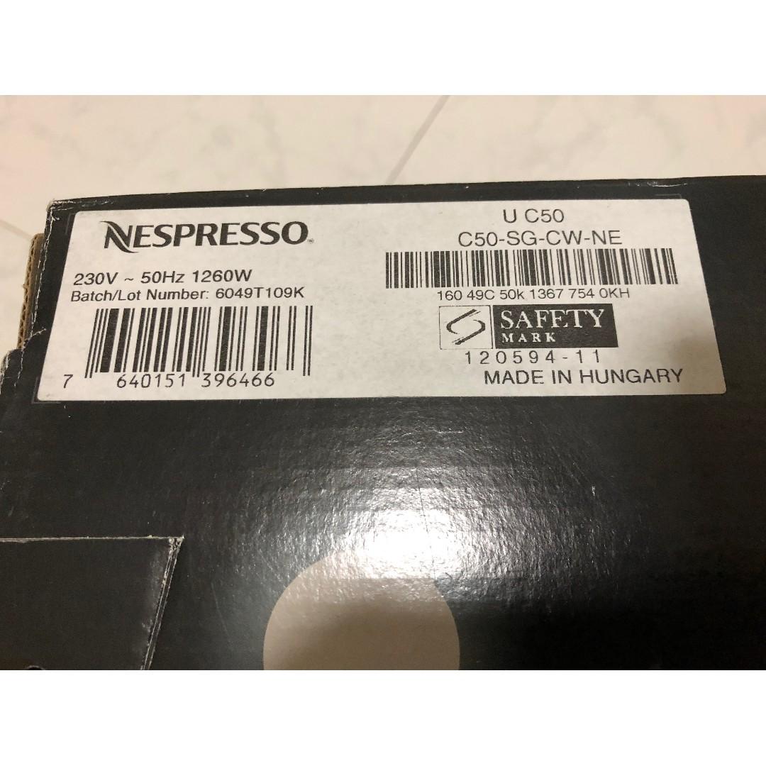 Nespresso U C50 Expresso Maker Coffee Machine, TV & Home Appliances ...