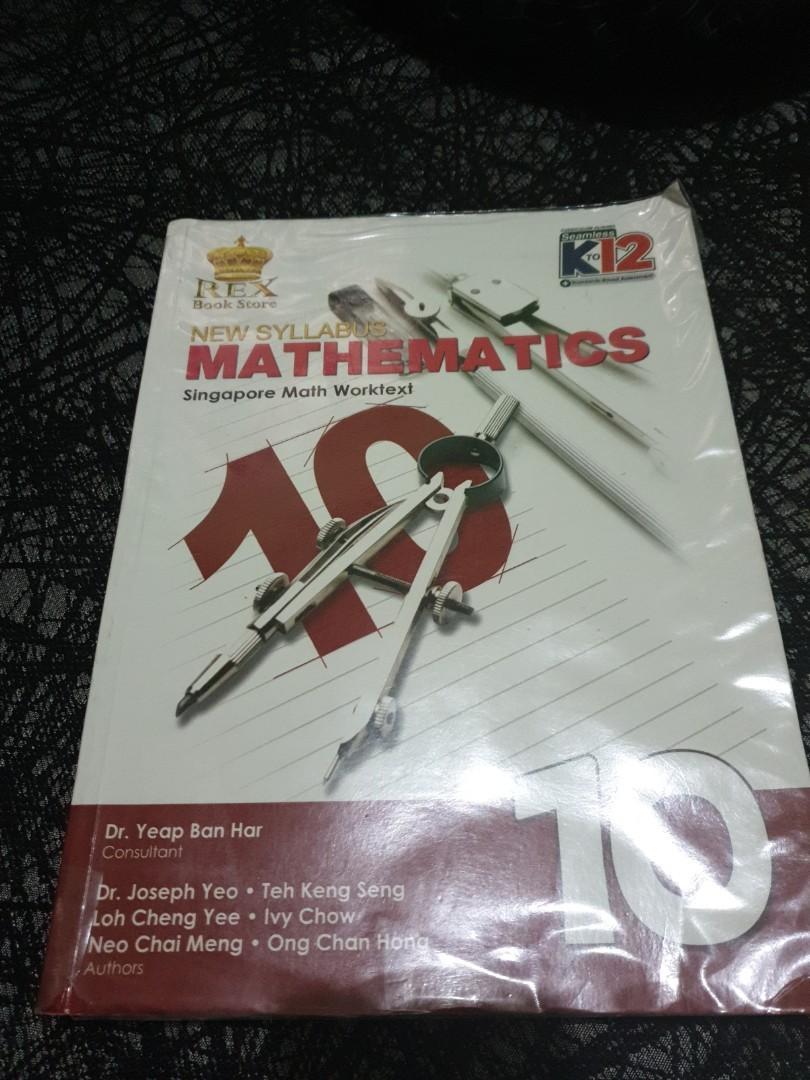 New syllabus Mathemathics 10, Hobbies & Toys, Books & Magazines, Textbooks on Carousell