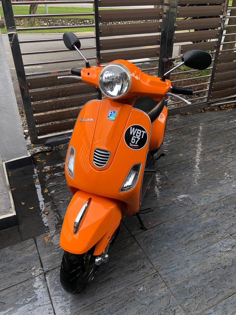 Number VIP VESPA LT 150, Motorbikes on Carousell