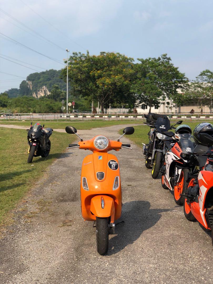 Number VIP VESPA LT 150, Motorbikes on Carousell