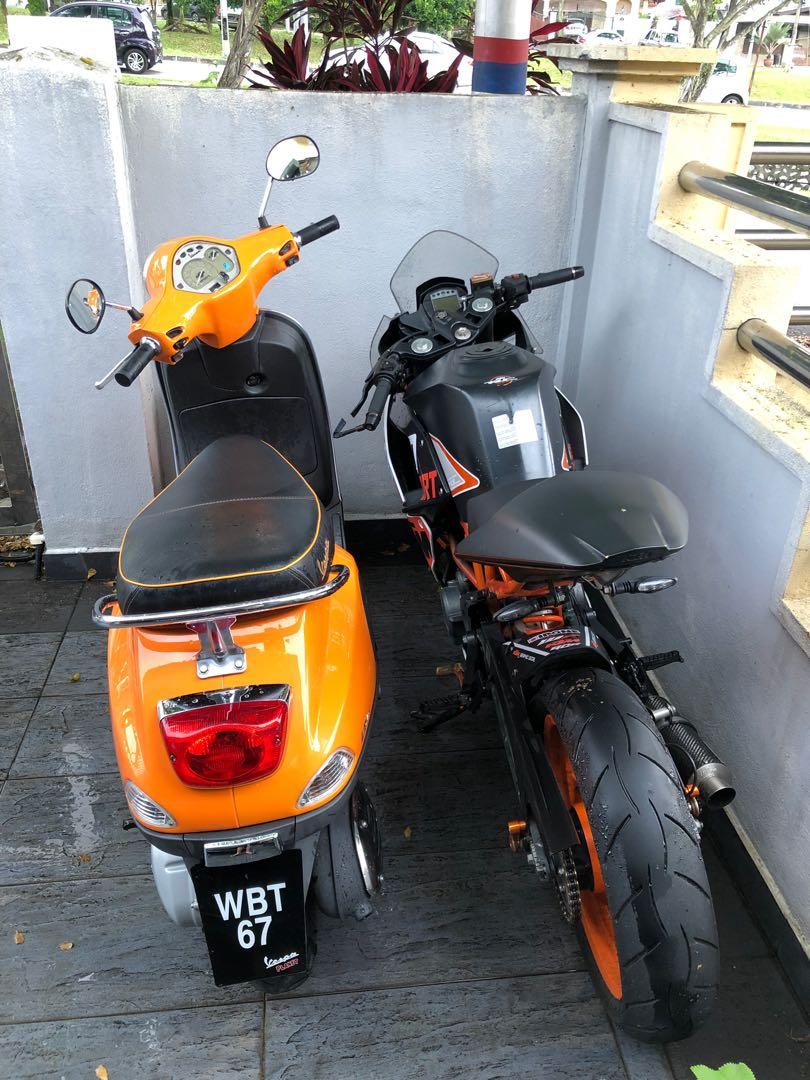 Number VIP VESPA LT 150, Motorbikes on Carousell