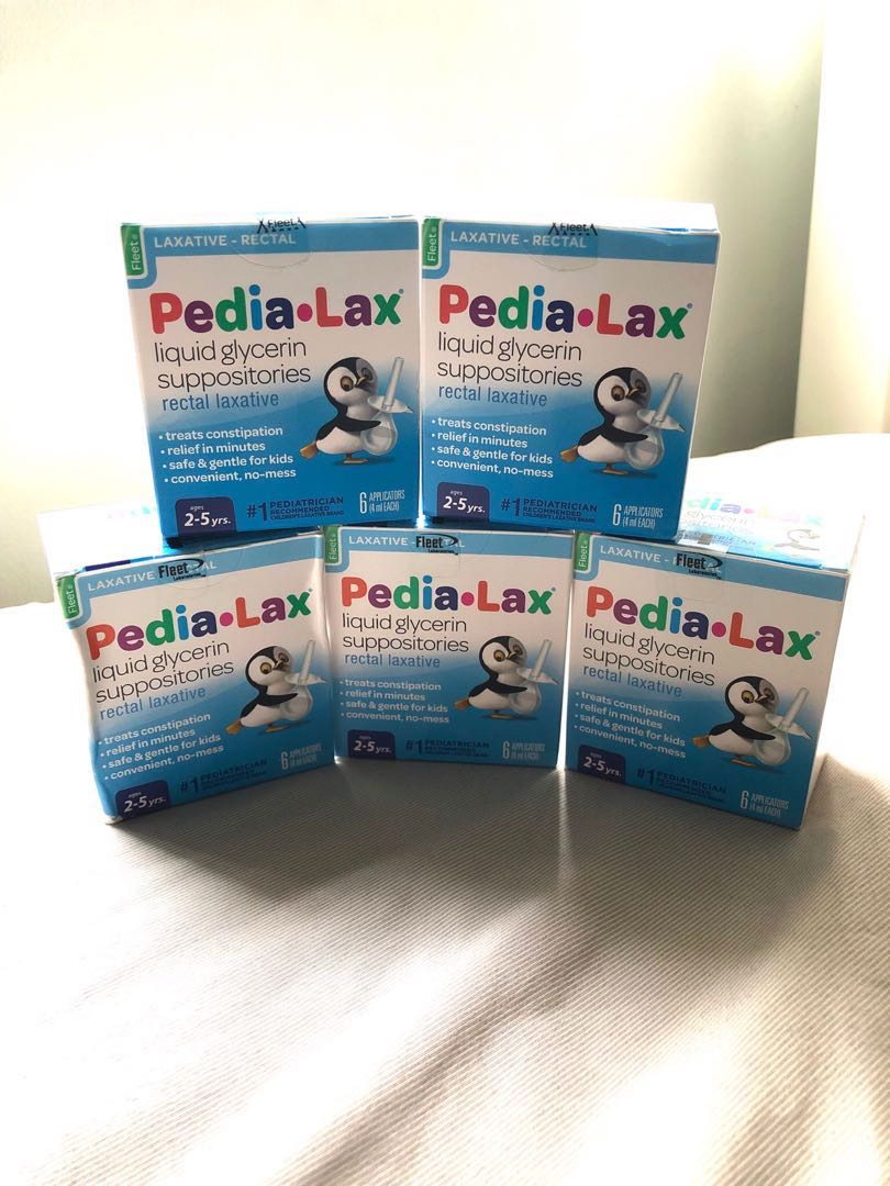 Pedia-Lax Liquid Glycerin Laxative Suppositories, Babies & Kids ...