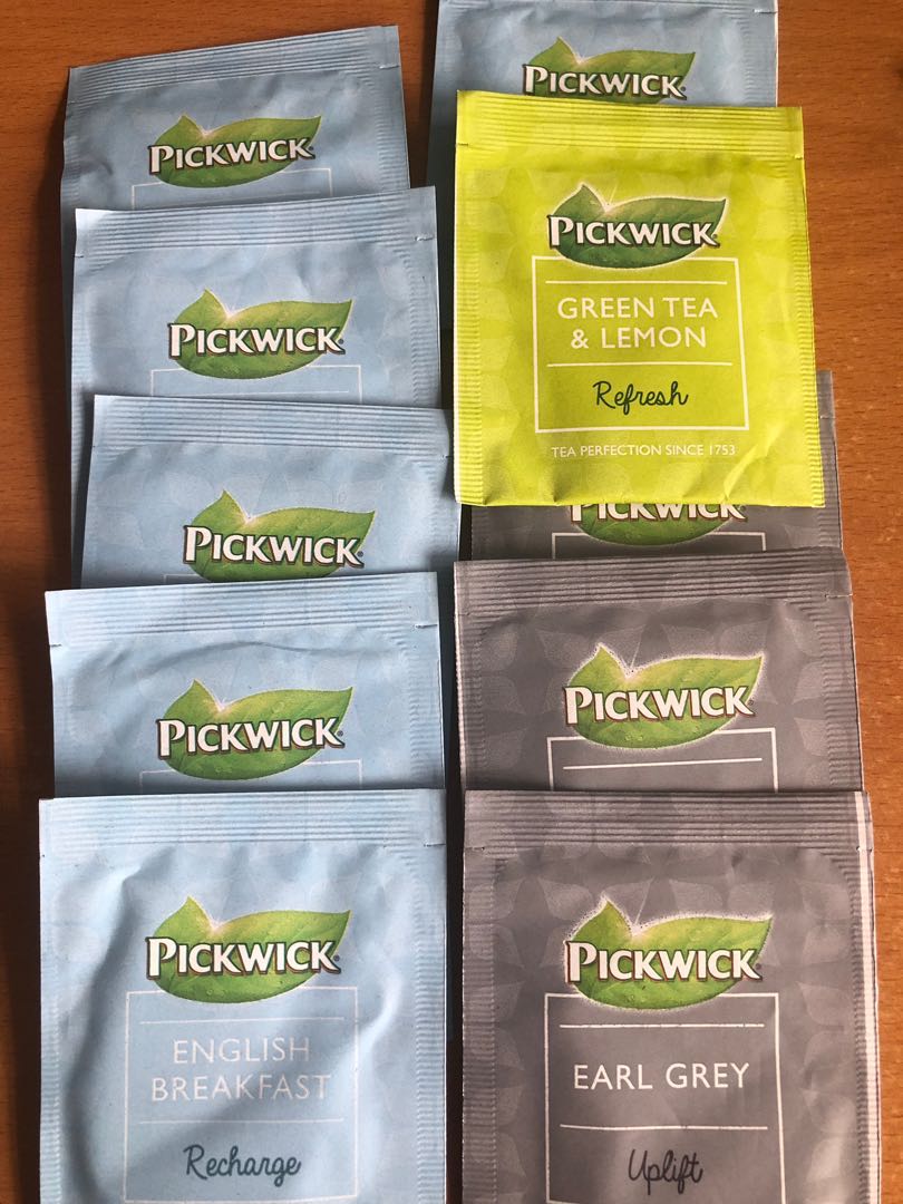 Pickwick tea bags 茶包, 嘢食 & 嘢飲, 飲料 - Carousell