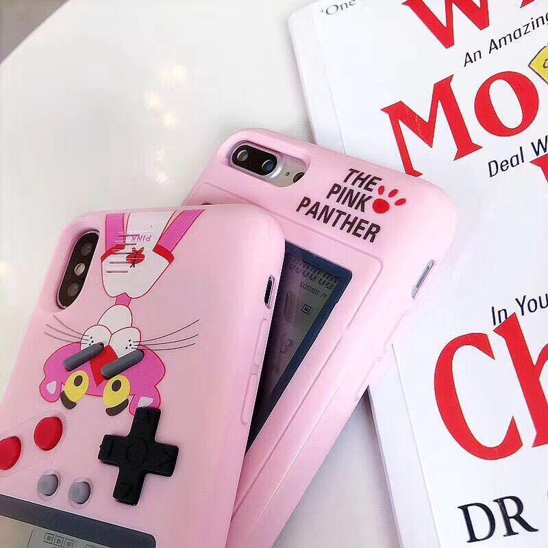 Pink Panther Tetris Digital Game Silicone Casing, Mobile Phones ...
