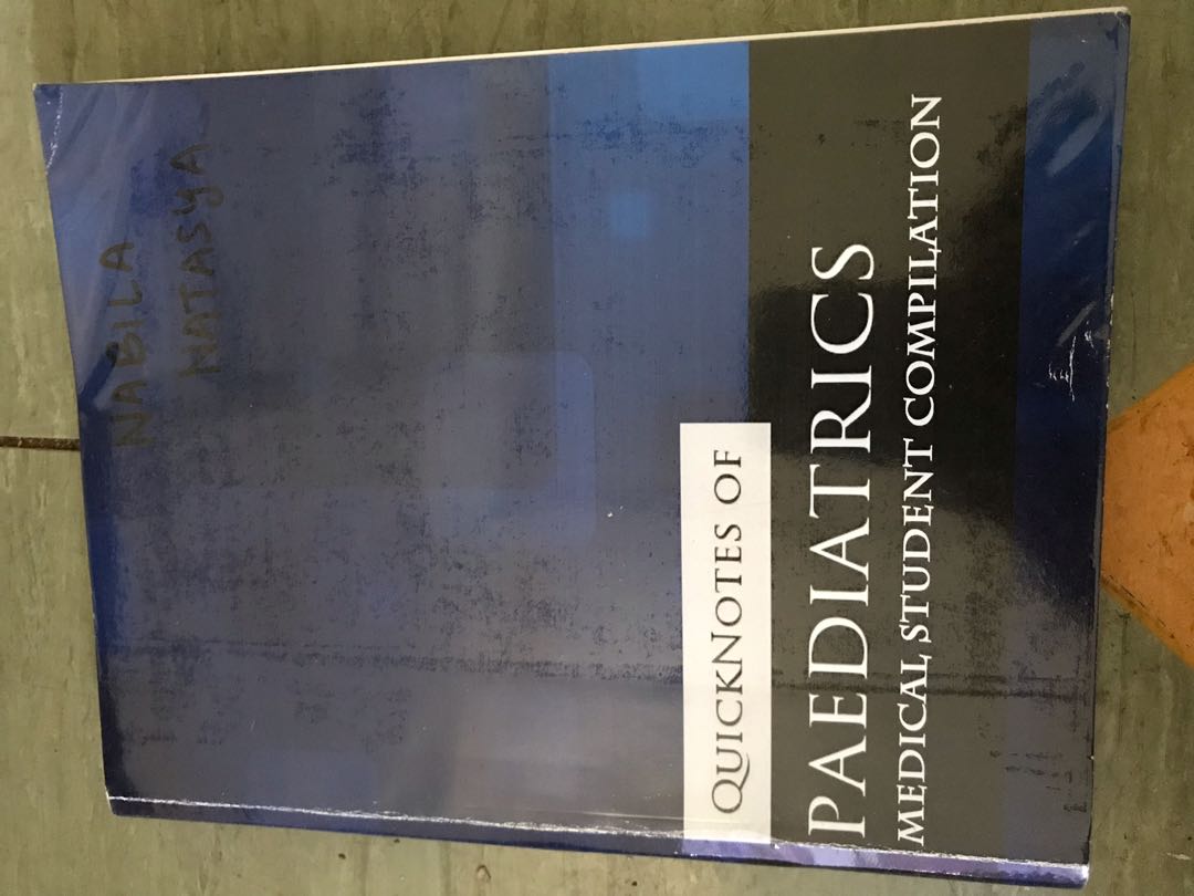Quicknotes of paeds, Hobbies & Toys, Books & Magazines, Textbooks on ...